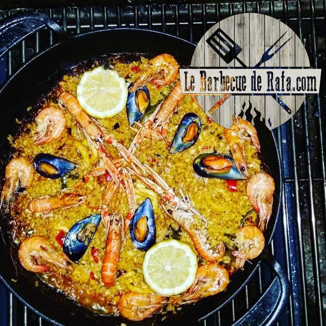 Paella au Barbecue - LE BARBECUE DE RAFA