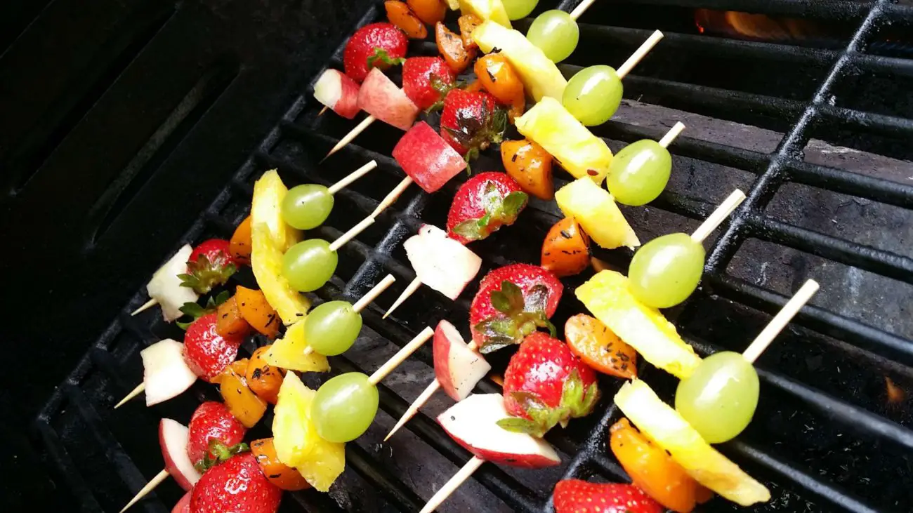 Brochette de fruits rotis au barbecue - LE BARBECUE DE RAFA